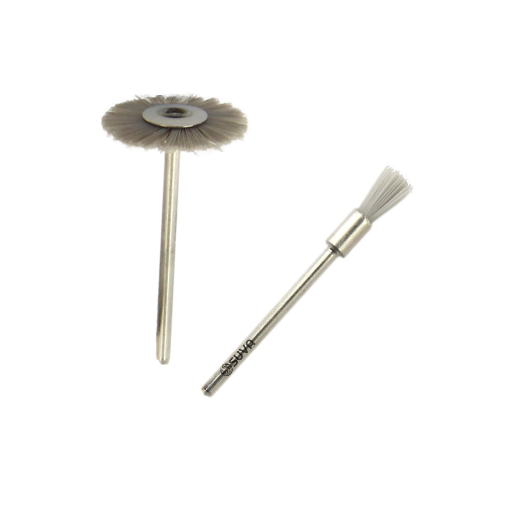 Aluminum Oxide Polishing Brush Burs for sale at SUVA Lapidary Supply
