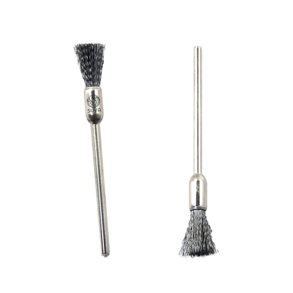 Crimped Steel Wire Polishing Burs for sale at SUVA Lapidary Supply