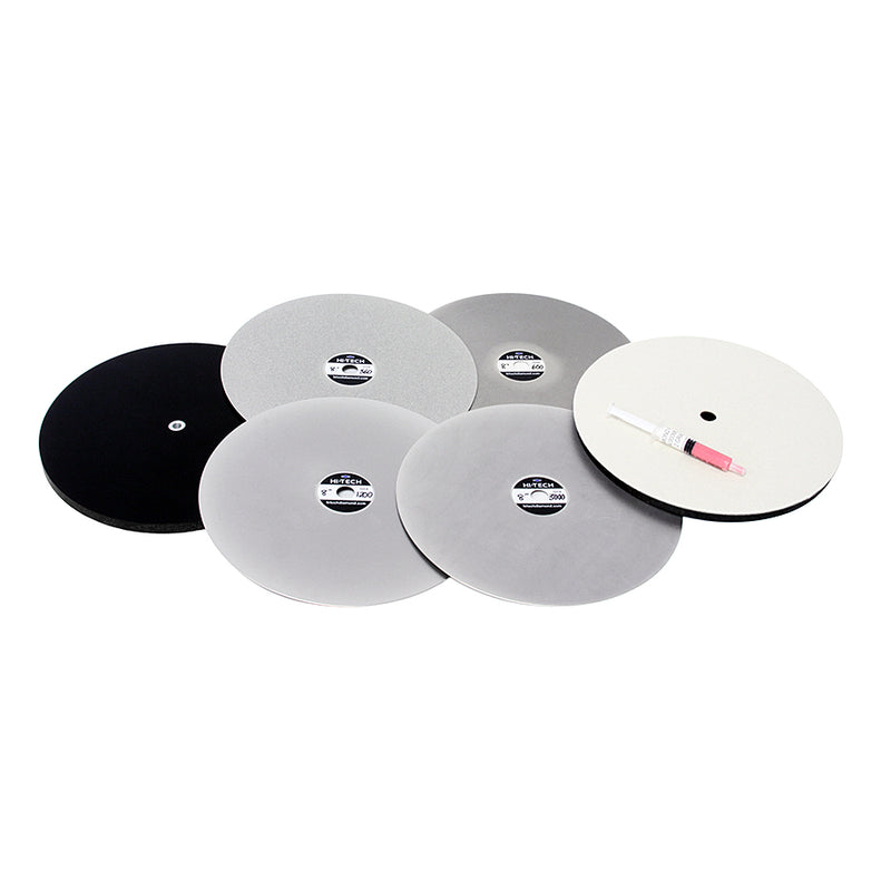 Hi-Tech Diamond Glass/Crystal Disc Kit for sale at SUVA Lapidary Supply