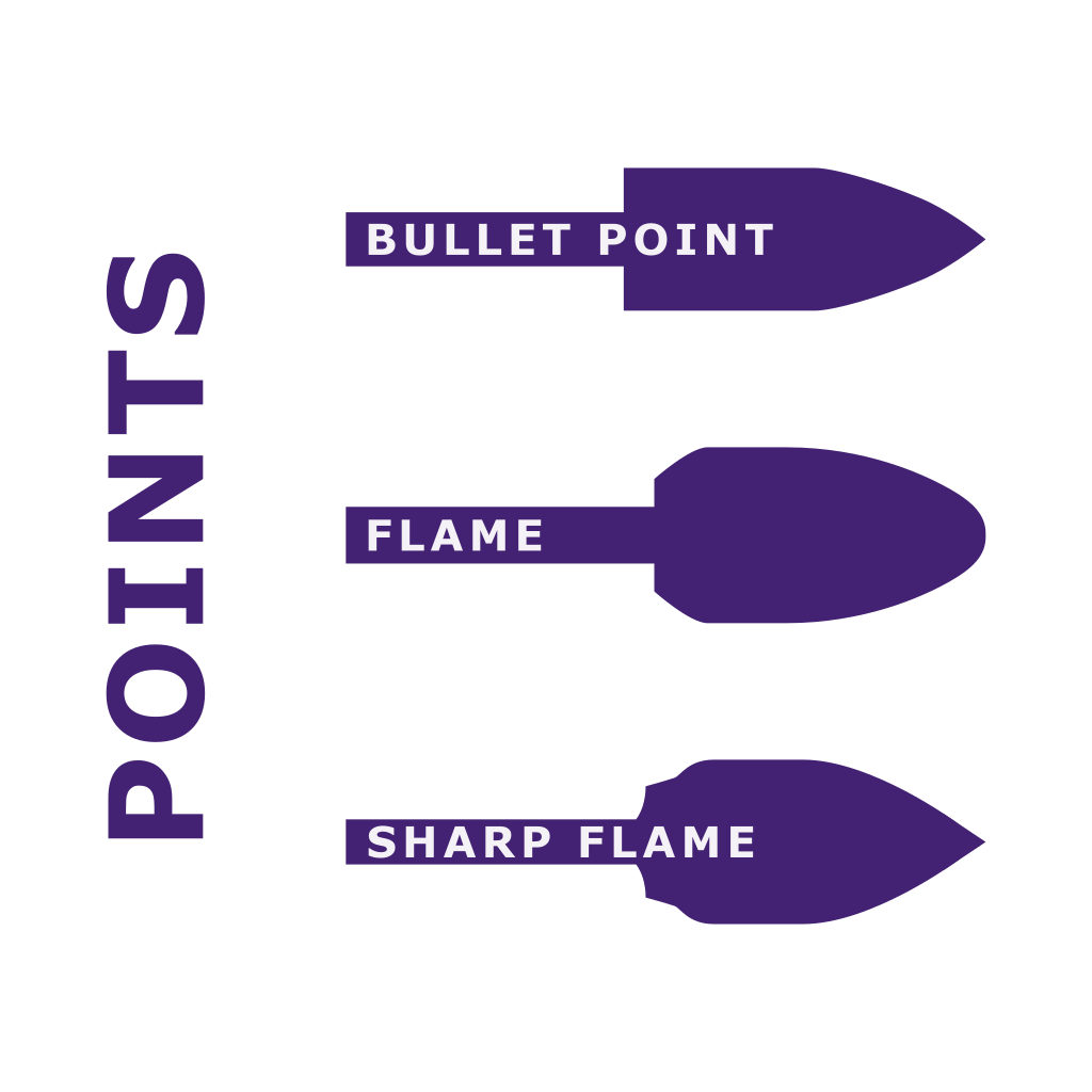 Point Shape Sintered Diamond Burs for sale at SUVA Lapidary Supply