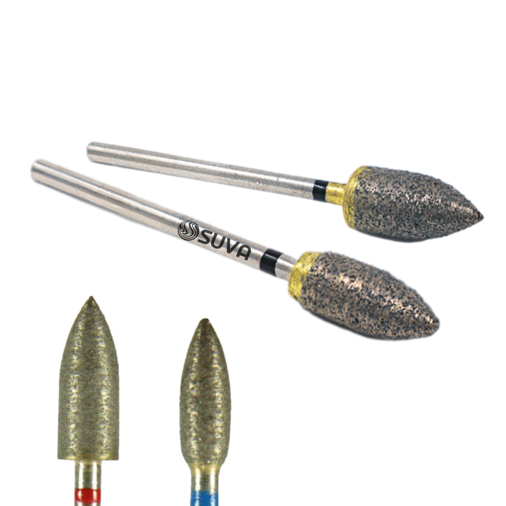 Point Shape Sintered Diamond Burs for sale at SUVA Lapidary Supply